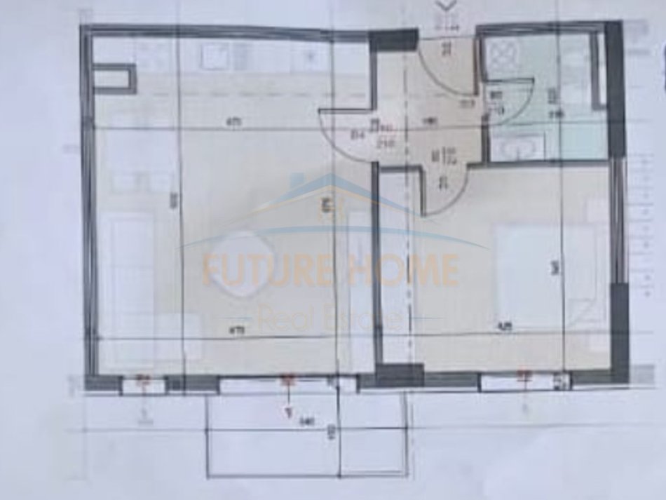 Tirane, shitet apartament 1+1 Kati 8, 72 m² 101.066 € (Fusha e ...